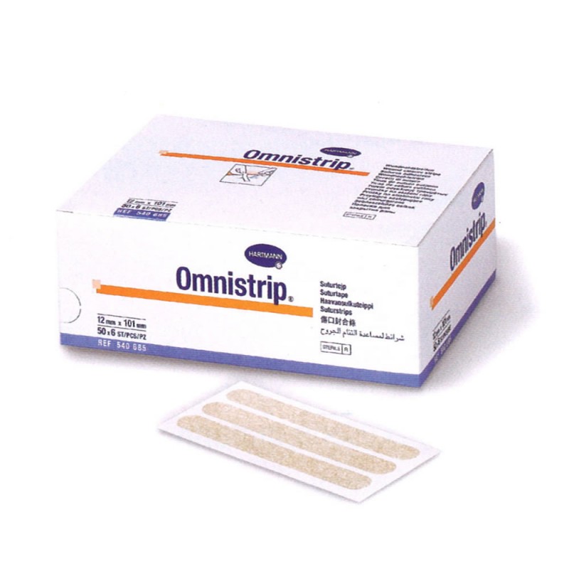 Esparadrapo Omnistrip 12 mm. x 101 mm. 300 piezas | Suministros Médicos